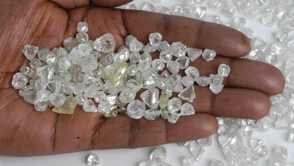 La RDC a exporté 4,174 millions de carats de diamant pour une valeur de ...